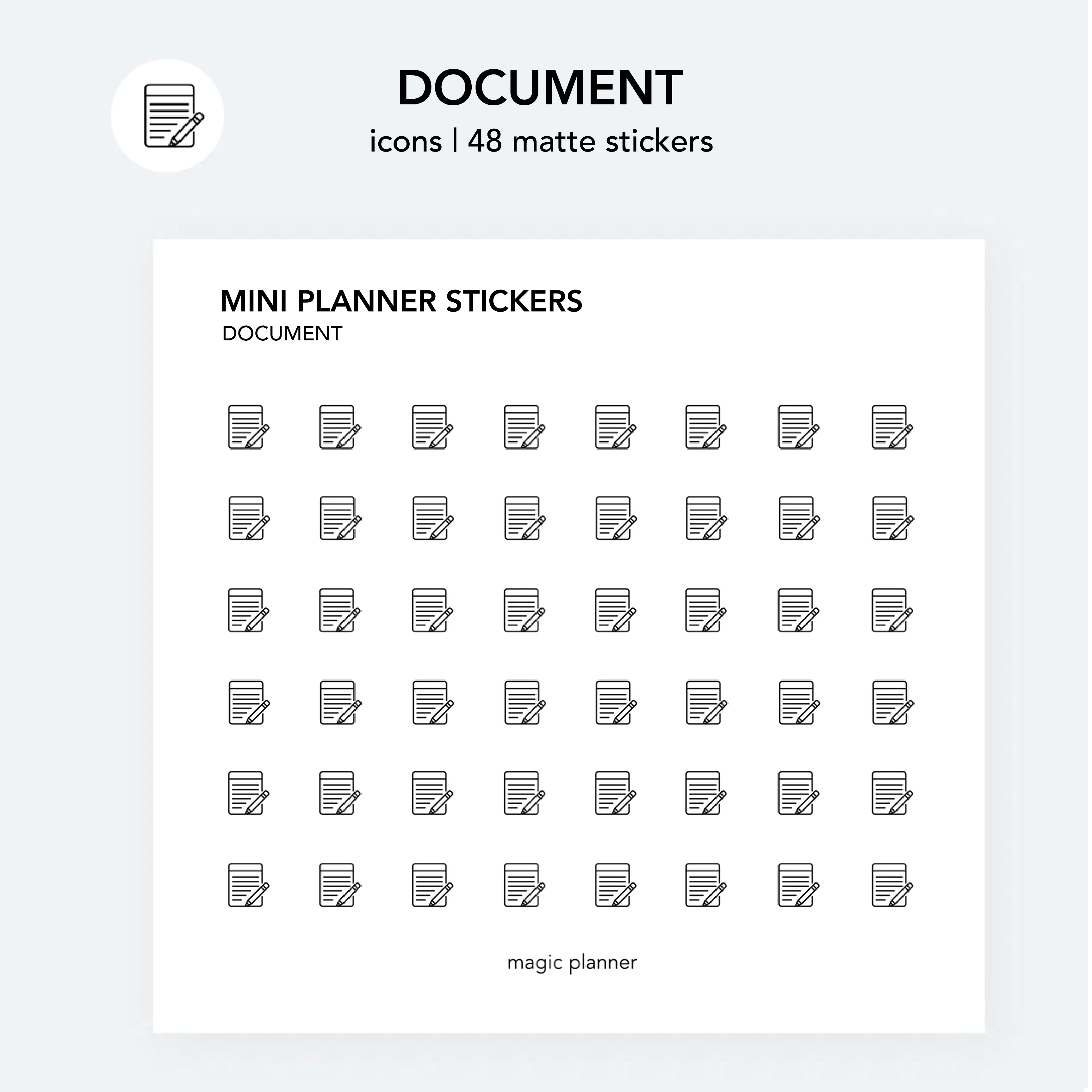 Planner stickers | Document